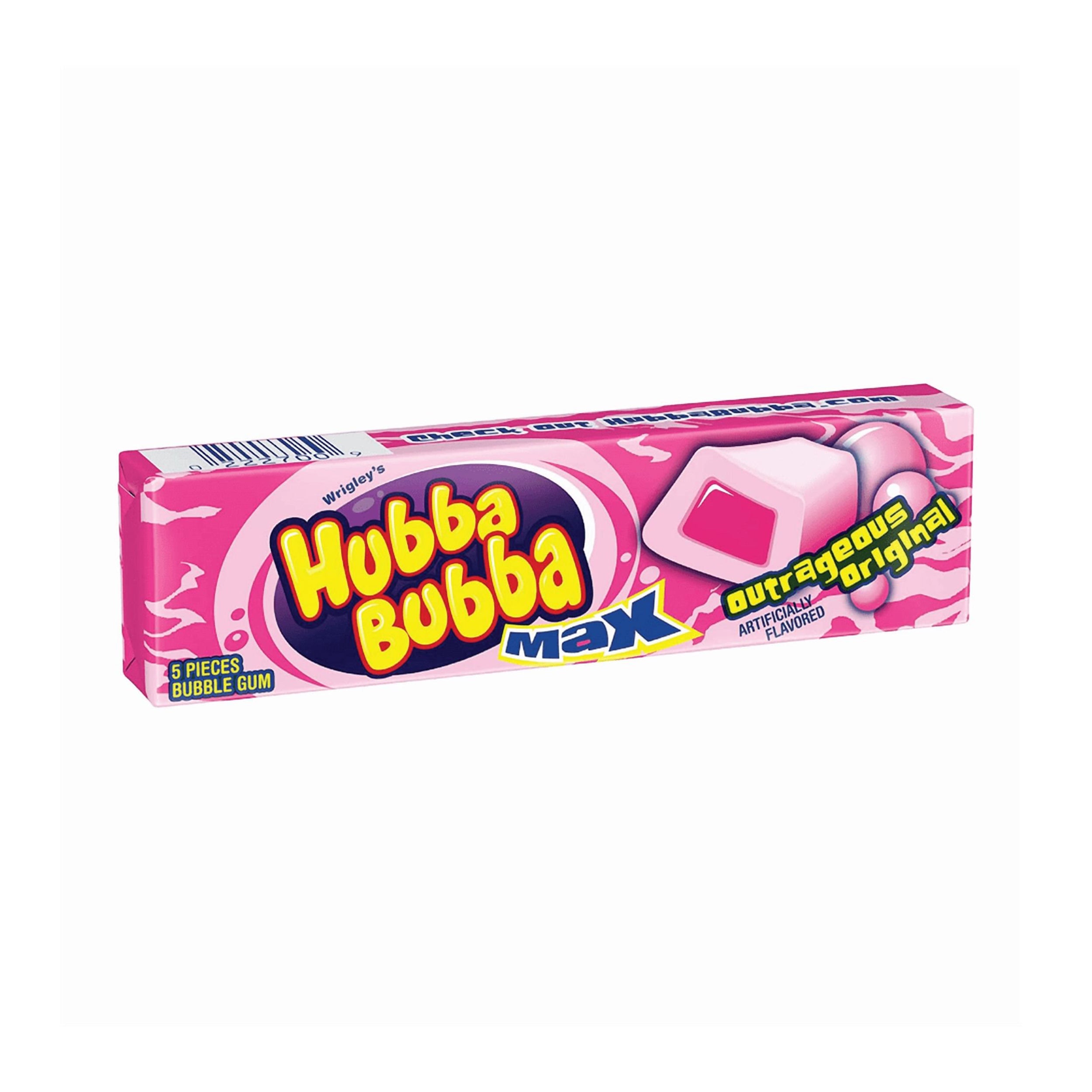 Hubba Bubba Bubble Gum-Outrageous Original – 5 pc – Q Club
